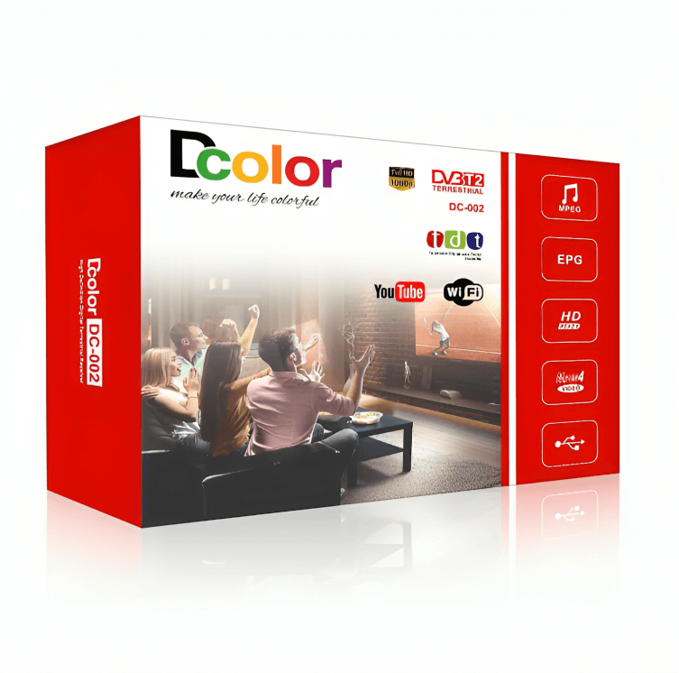 Caja digital para TV canal TDT panamá full hd 1920x1080 - Techline507