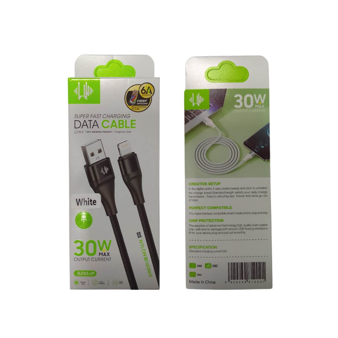Cable de celular de iphone carga y datos de 30W – Techline507