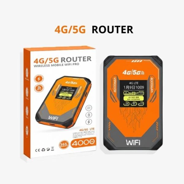 Router portatil de chip wifi 4G/5G - 300 Mbps - Techline507